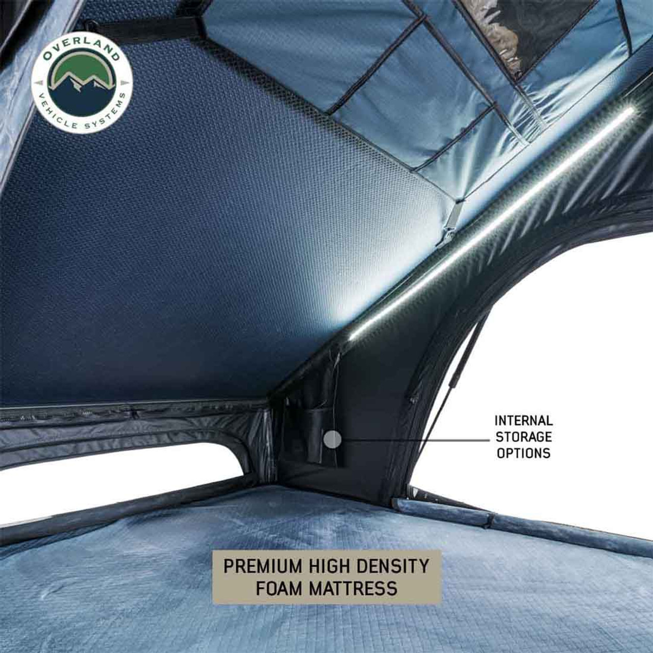 XD Lhotse Clam Shell Aluminum Hard Shell Roof Top Tent, Blue Body ...