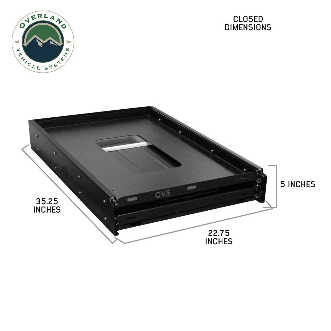 Overland Vehicle Systems Large Refrigerator Tray and Sink Slide - Universal