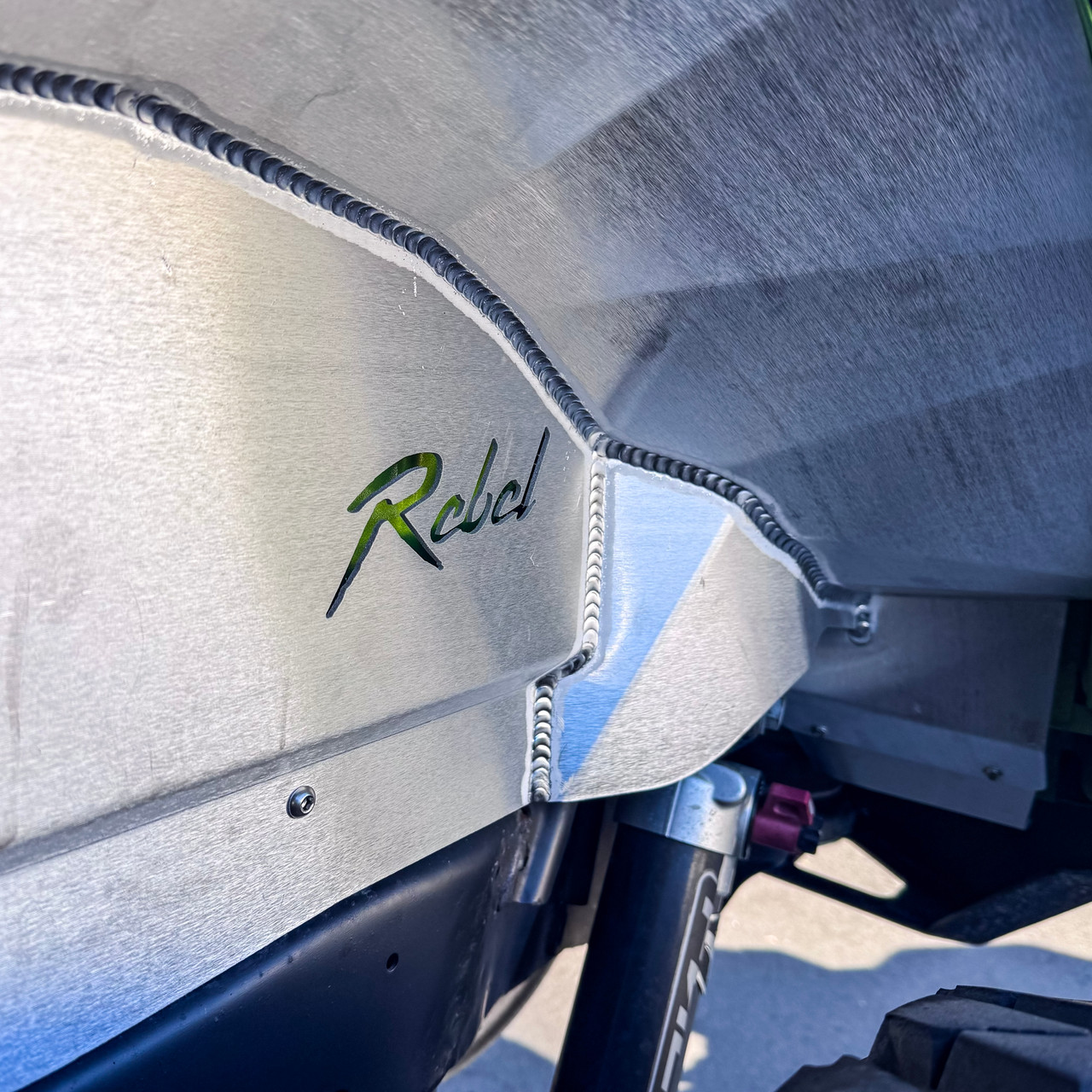Jeep Wrangler JL Aluminum Rear Inner Fender Liners by Rebel Off Road