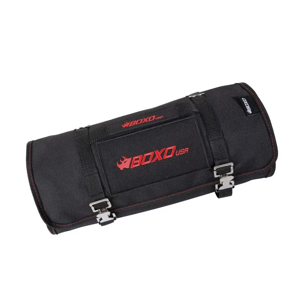 Boxo USA Combo Tool Roll | 82-Piece Metric and SAE Tool Roll and Dry Bag