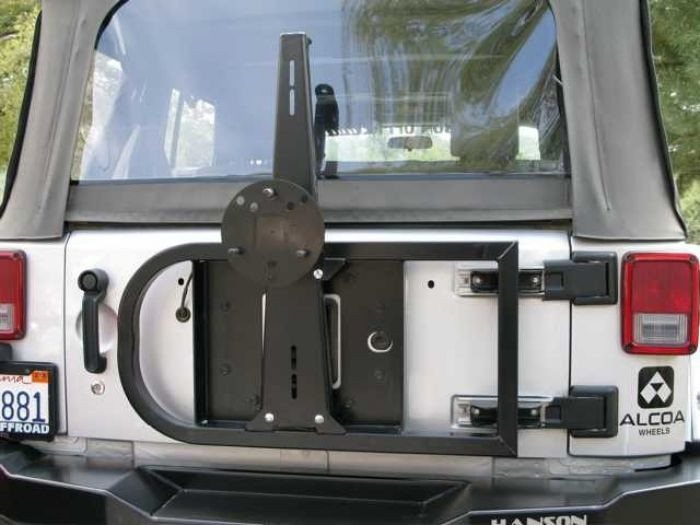 Hanson Jk Tailgate Mount Tire Carrier