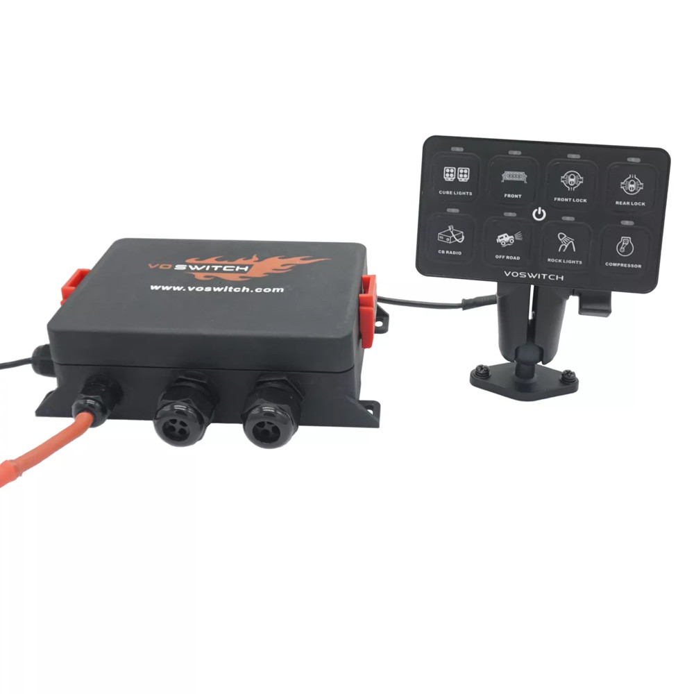 Voswitch UV100 Universal 8 Gang Programmable Switch Panel