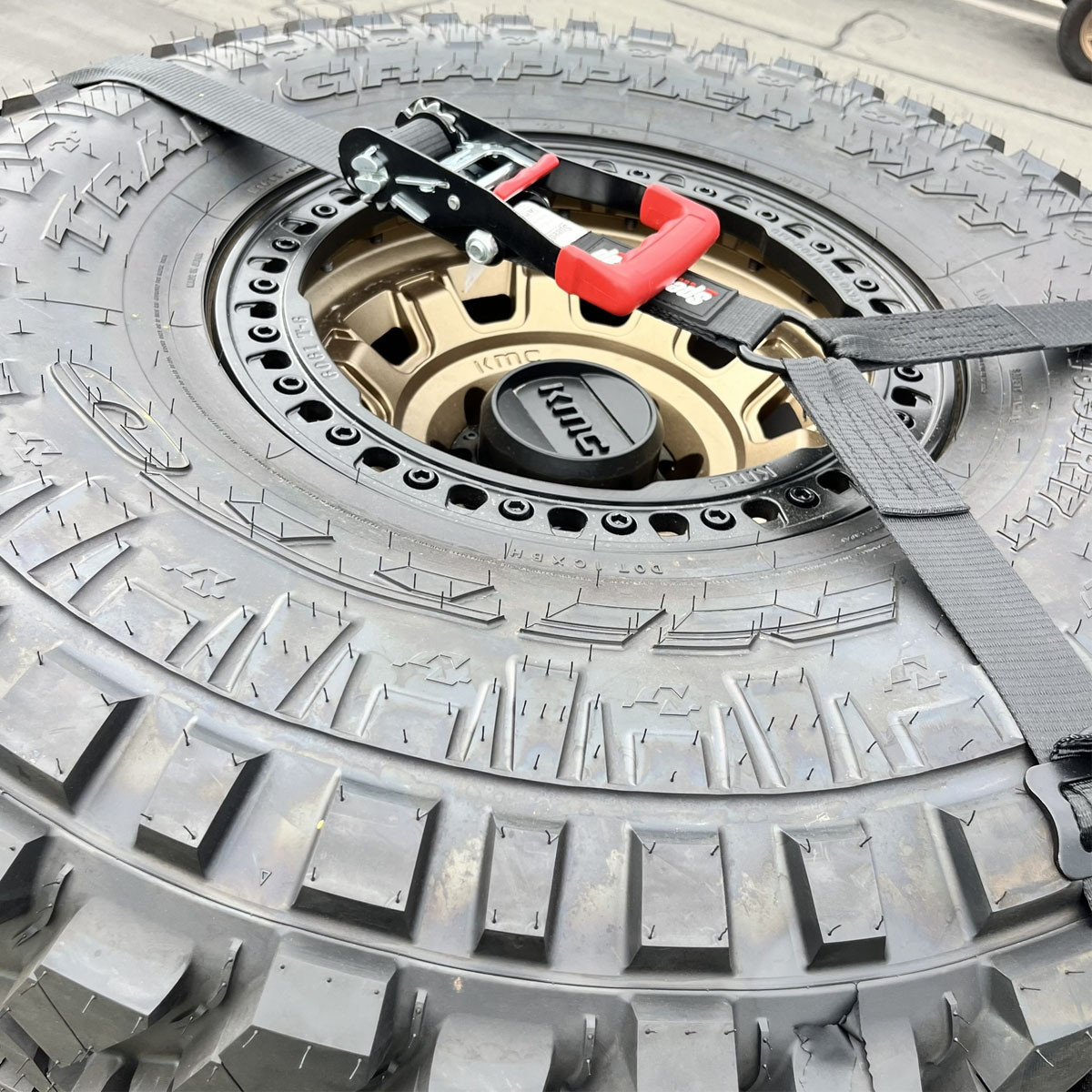 Rock-Slide Engineering EZ Rack Rotopax Spare Tire Mounting Kit, Basic ...