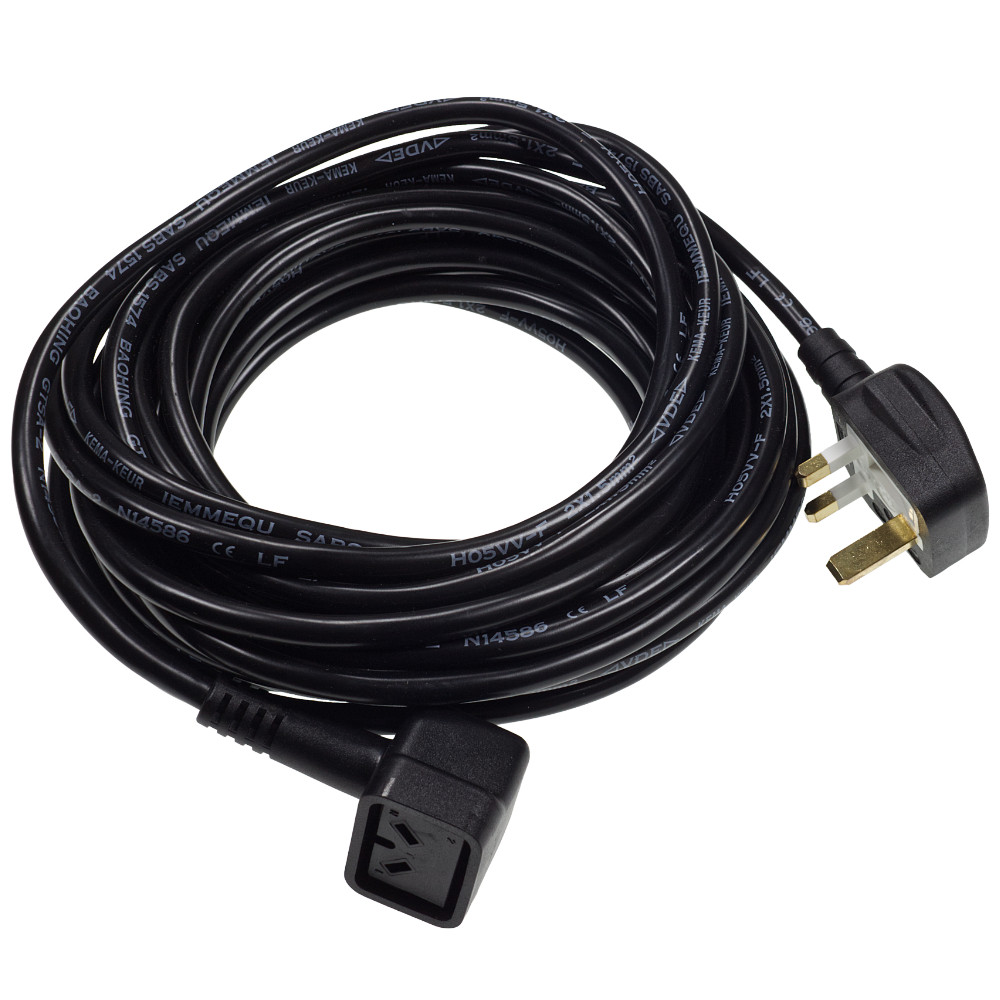 10m x 1.5mm x 2 Core Cable (Socket with Plug) UK