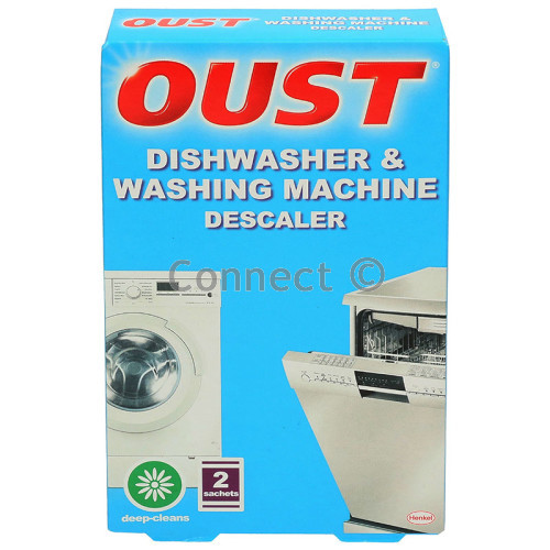 Oust Descaler: Dishwasher & Washing Machine (2 x 50ml Sachets)