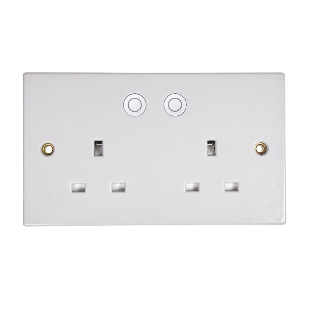 Status Smart Wi-Fi 2 Gang Mains Socket
