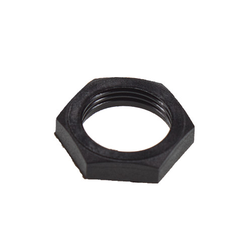 1/2" Black Plastic Hex Nut Spares | Spares2You