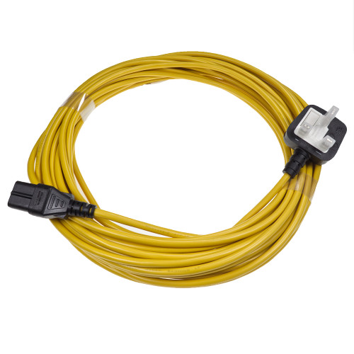 Numatic Yellow Mains Lead and Plug 12.5m
