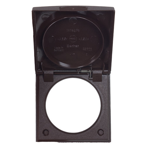 Berker Single Frame With Cover Colour Brown W4 21255B