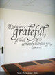 If You Are Grateful (Swash) - Decal - Irada Arts