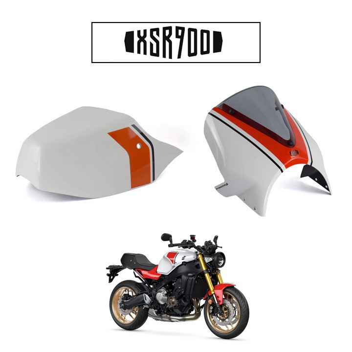 Yamaha XSR900 2024 Onwards Pyramid Mini Fairing & Seat Cowl Kit ...