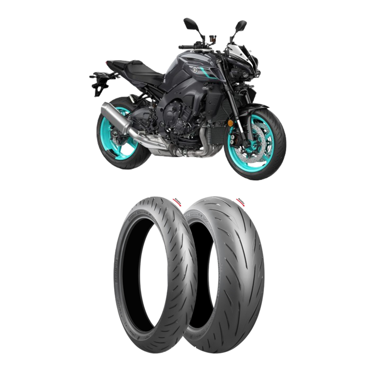 Yamaha MT-10 & SP OEM Tyres Bridgestone Battlax S22 - Front/Rear/Pair ...