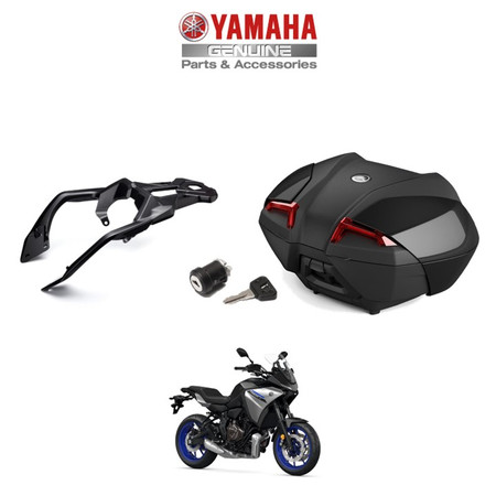 Genuine Yamaha Tracer 700/7 & GT All Years 45l Top Box/Top Case Luggage ...