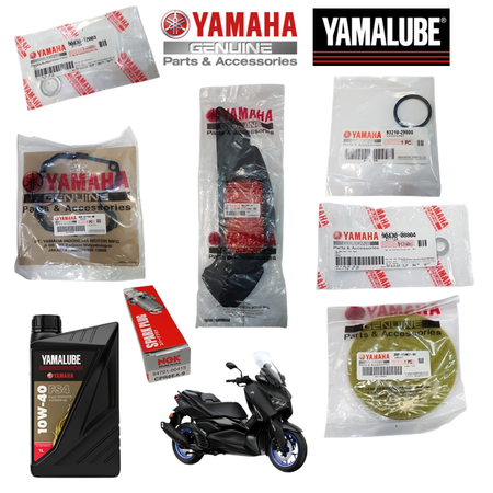 Genuine OEM Yamaha XMAX 125 2021 Onwards Oil & Maintenance Parts Kit ...