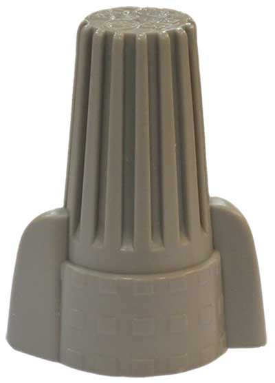 (P15) Winged Wire Connector Gray (250pc's/bag) - Lampsone
