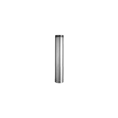 6" DuraVent DuraLiner 304-Alloy Stainless Steel 12" Rigid Pipe - 6DLR-12