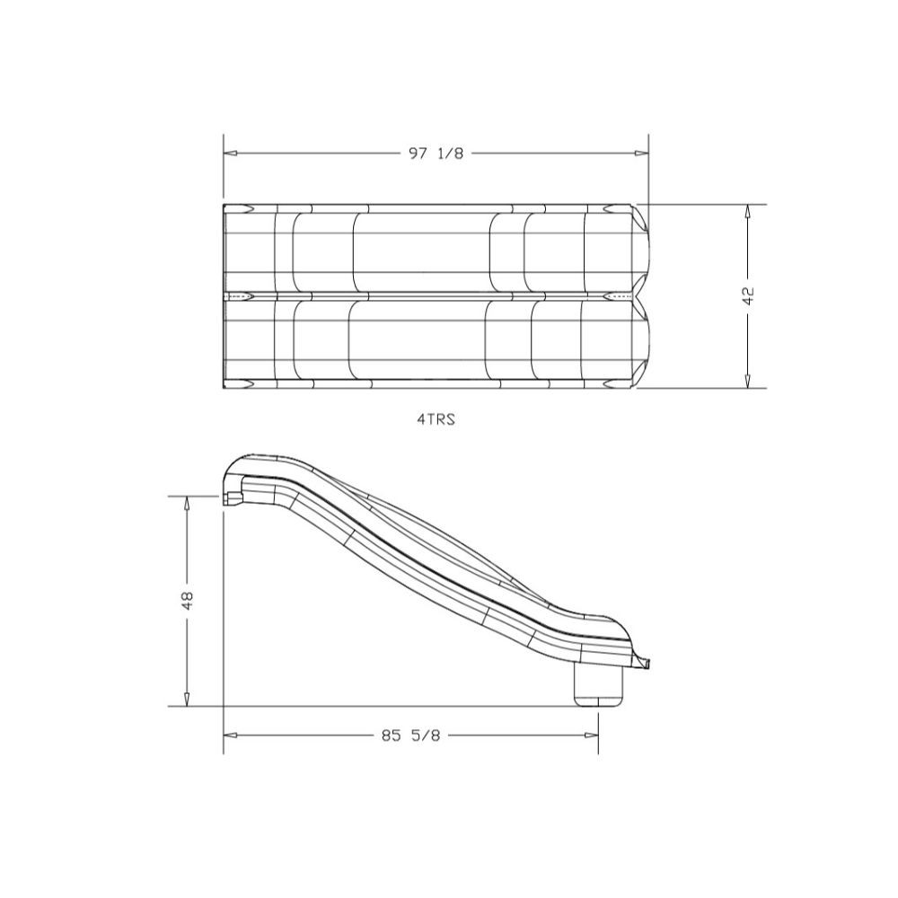 Replacement Slides | Double Bedway 48"