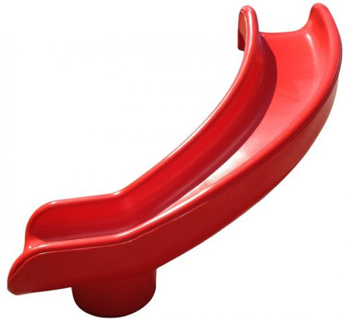 3' Deck Height Curved Right Turn Slide - Discount Playground Supply