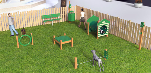 Bow Wow Dog Park Kit