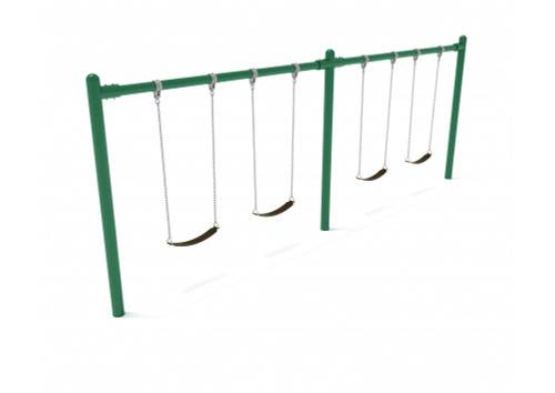 8 Feet High Elite Arch Post 2 Seat Swingset