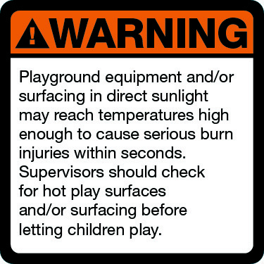 warning hot surface