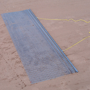 Baseball infield drag net