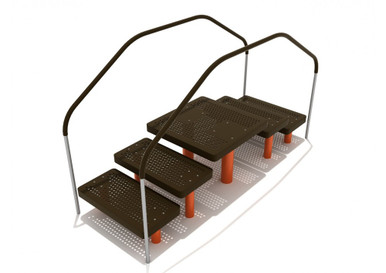 Assisted Step Up Platforms maintain mobility and coordination