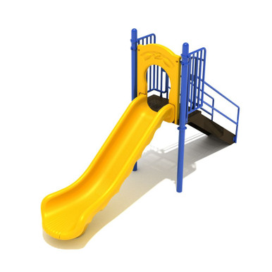 4 Foot Single Straight Slide - Discount Playground Supply