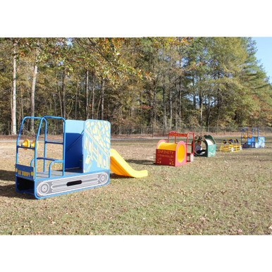 Road Crew 5 Piece Set of Construction Themed Playground Vehicles ...