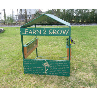 Learn 2 Grow Playhouse with 2 Root View Planters - Discount Playground ...