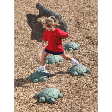 Playground Stepping Turtles - Set of 5 - Discount Playground Supply