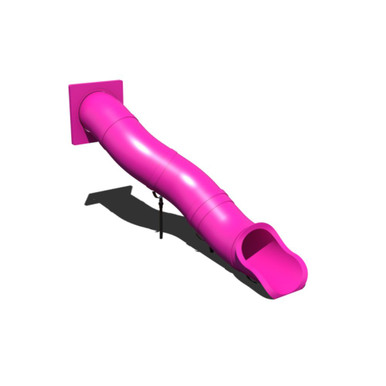 3' Deck Height - 30" Diameter - Snake Left Tube Slide - Discount ...