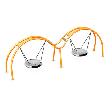 Double Flying Saucer Swing - 8 Feet High Arch Post - Discount ...