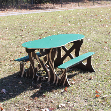 Tree Tot Table with Bench Seating - Discount Playground Supply