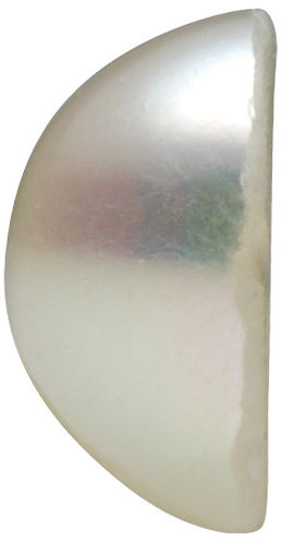 Shop White Calibrated Half Drilled Grade AA Pearls - Standard Size Half ...