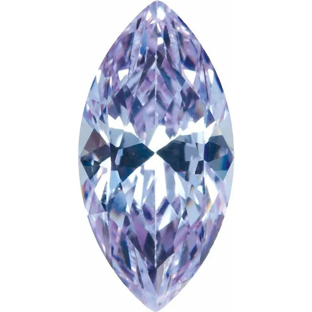 Buy Purple Cubic Zirconia Round Cut Stones | AfricaGems