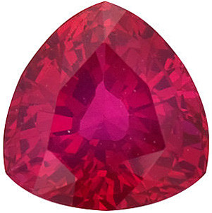 Buy Trillion Cut Genuine Ruby in Grade AA | AfricaGems