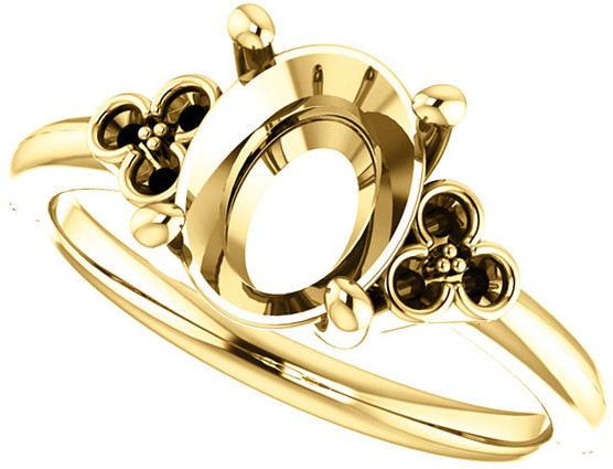 Oval Ring Mountings For Stones