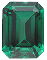 Imitation Emerald Square Cut Stones