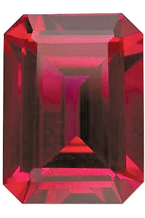 Emerald Cut Ruby Gemstones for Jewelry - Best Ruby for SALE!
