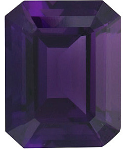 Grade AAA Emerald Cut Amethysts - Loose Emerald Cut Amethyst Gems for ...
