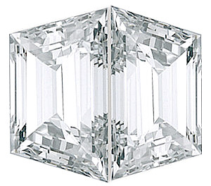 Buy Trapezoid Diamonds Pairs Step Cut GH Color VS Clarity | AfricaGems
