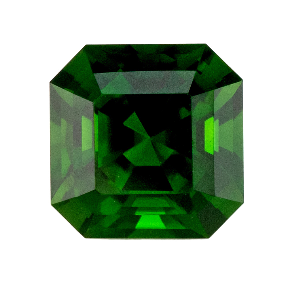 Buy Asscher Cut Chrome Tourmaline Gem Pendant Stone 1.25 | AfricaGems