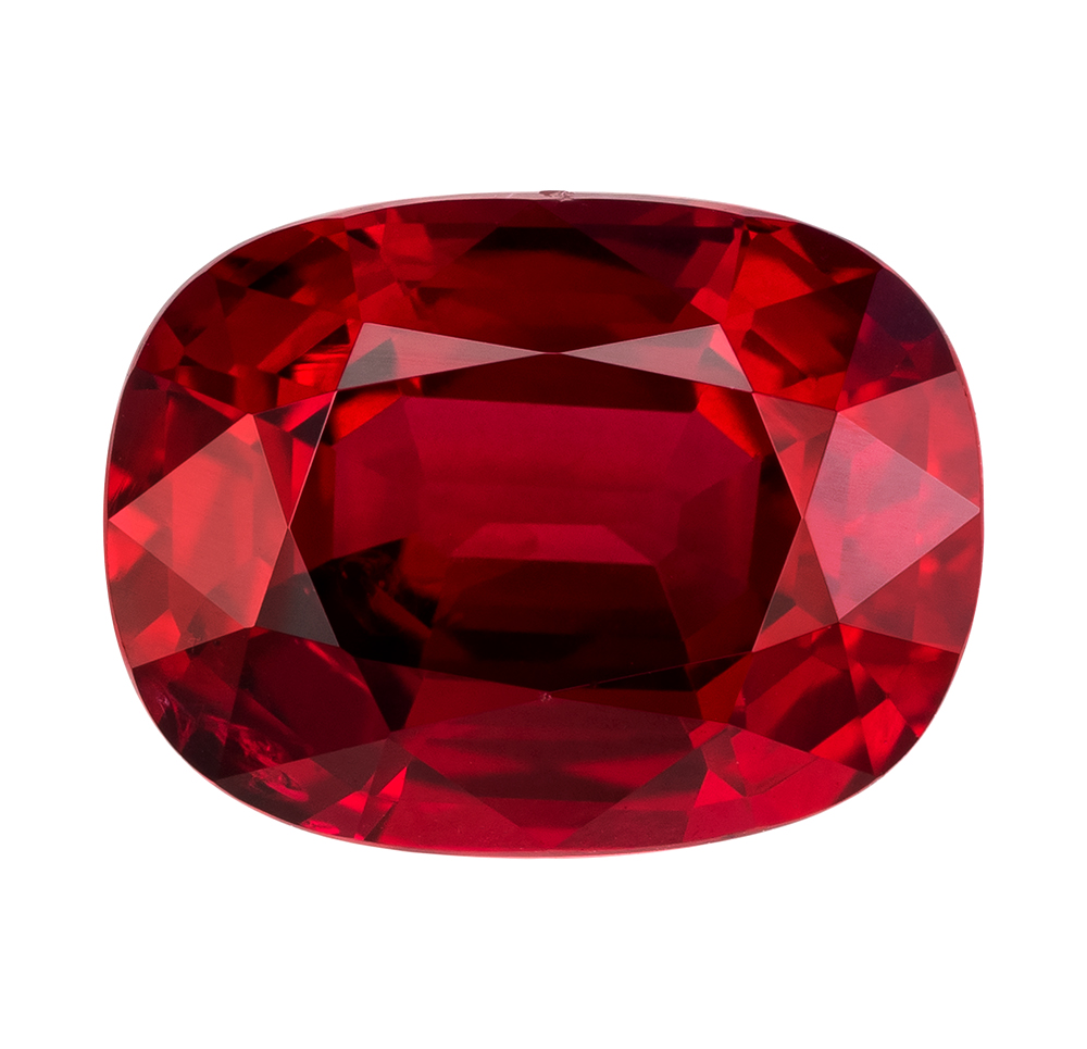 Top Gem Ruby - Cushion Cut - 5.03 carats - 11.25 x 8.52 x 5.73mm - GRS ...