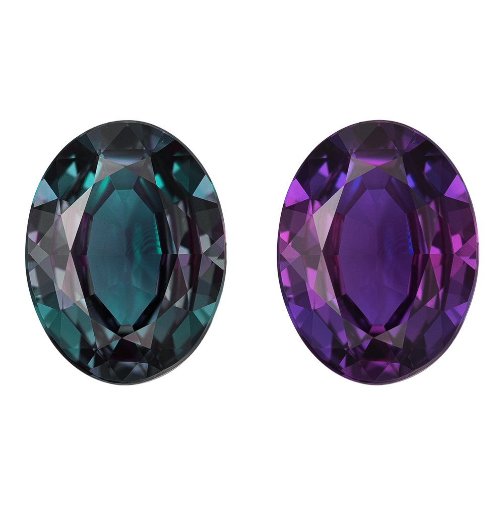 1.81 Carat Strong Change Ultra Rare Alexandrite ery Fine Gem, Oval ...