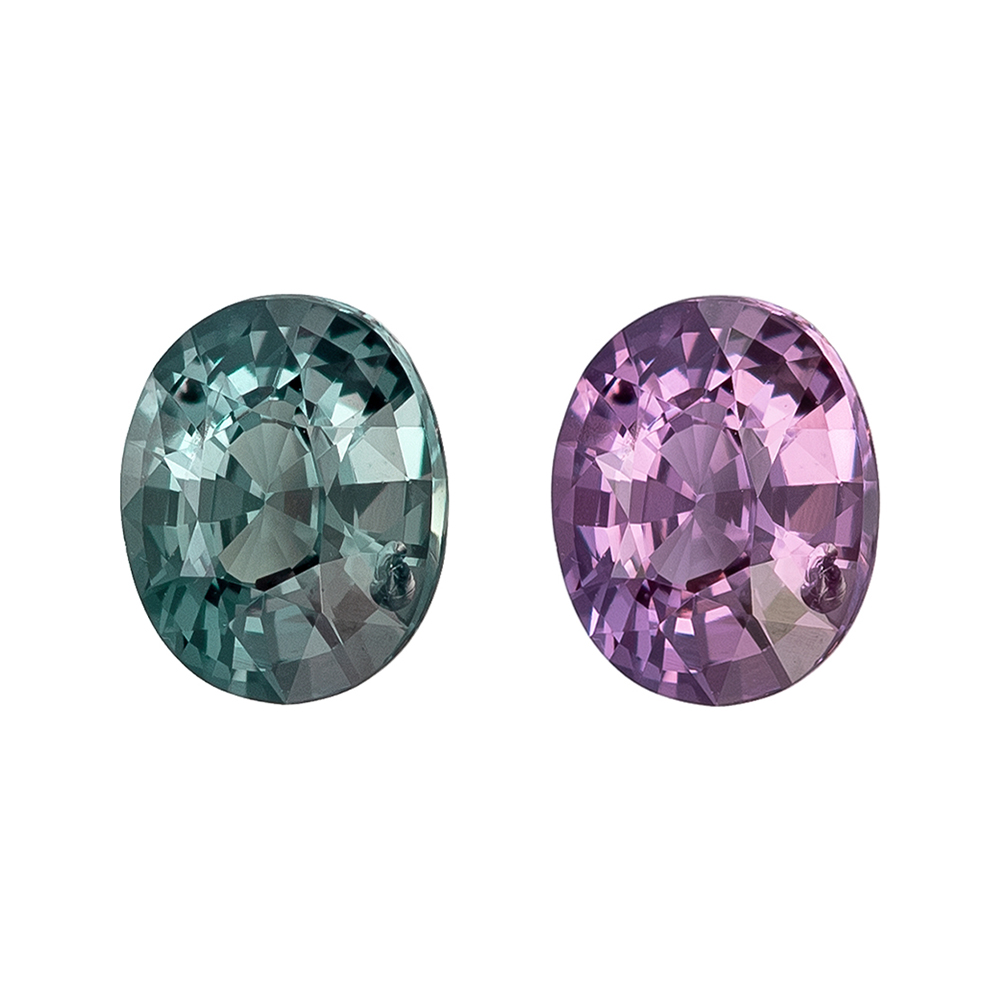 0.38 Carat Color Change Genuine Alexandrite Gem, Oval Shape, 4.7 x 3.9 ...