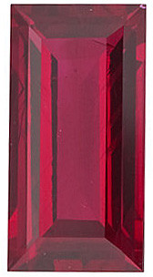Grade AAA Baguette Cut Ruby - Standard Discount Ruby