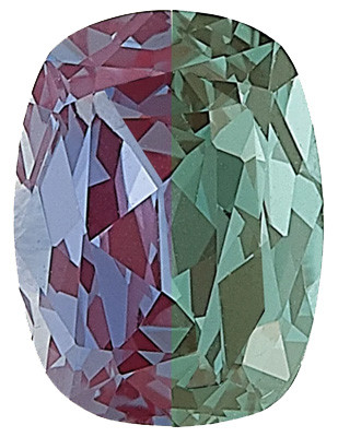 Cushion Cut Lab Created Alexandrites - Synthetic Cushion Created ...