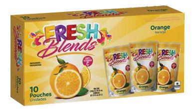 FRESH BLENDS ORANGE 4/10/6.75 OZ