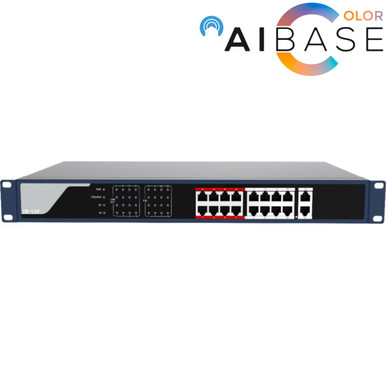 16x10/100M POE+2x100/1000M Gigabit Ethernet (ACC-IP-POE-SW-16P)